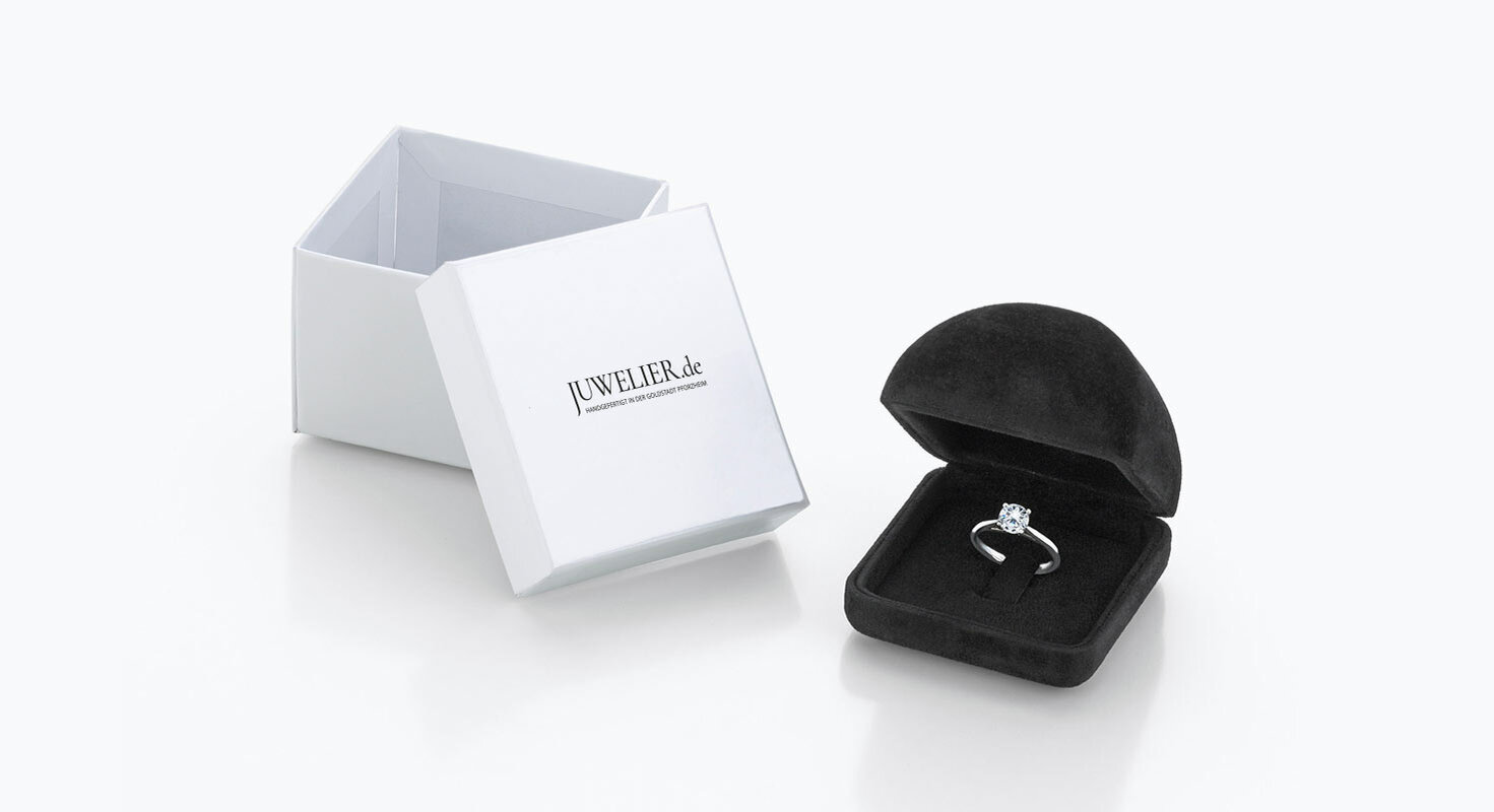 Spannring Italic mit Diamant zur Verlobung kaufen