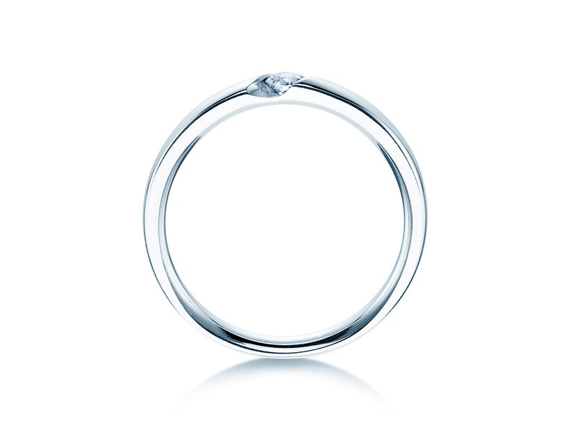 Spannring Italic mit Diamant zur Verlobung kaufen