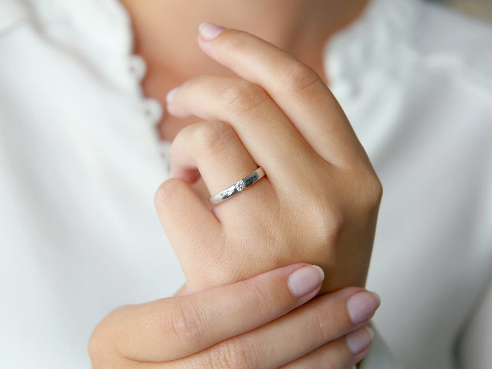 Spannring Destiny mit Diamant zur Verlobung kaufen